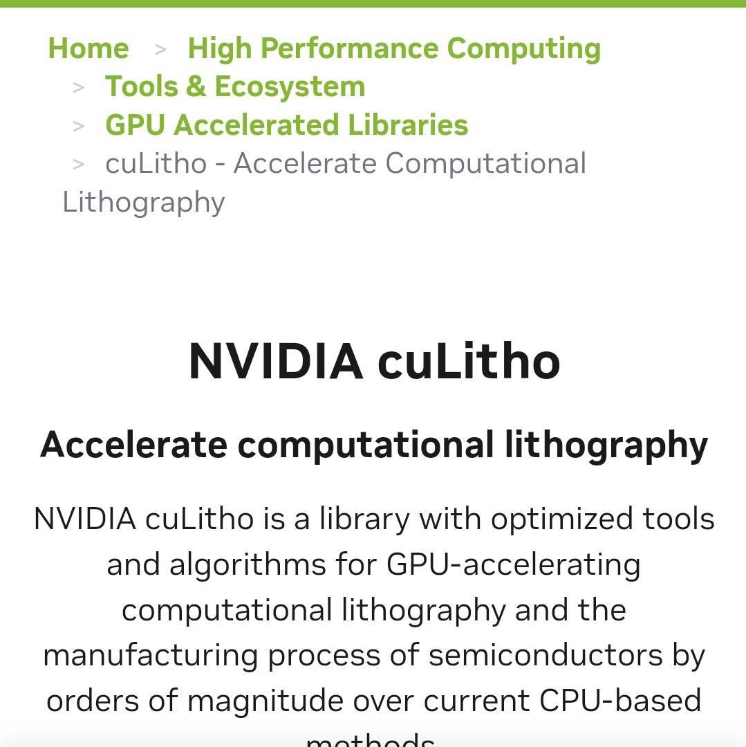 Rod Zepeda on Twitter: "¿Haces litografía computacional o por qué me da tanta Nvidia ese culitho?"