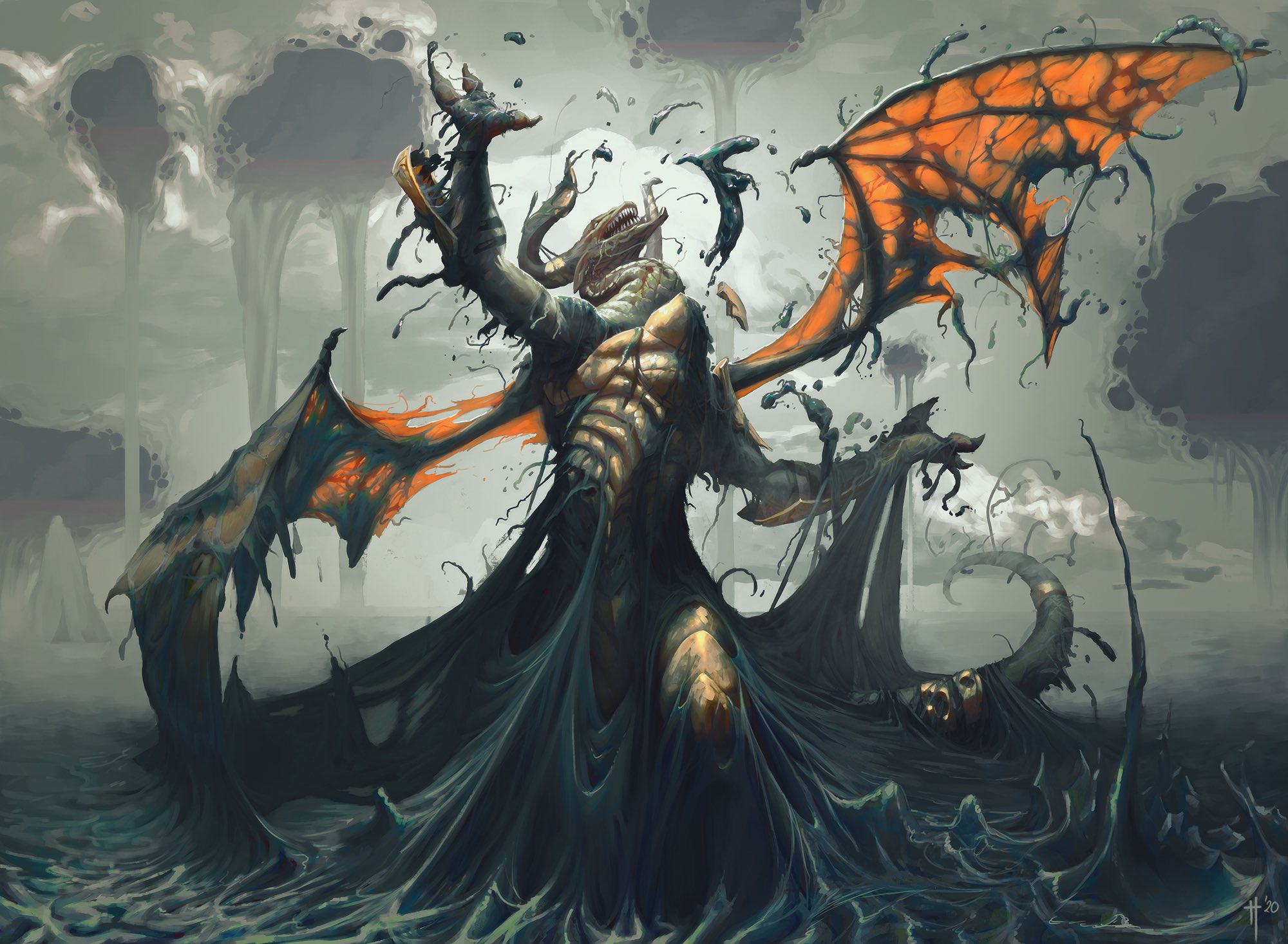 Magic The Gathering Demon Art