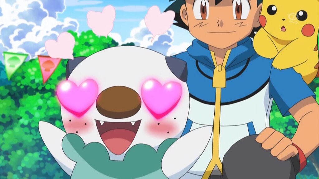 Oshawott And Pikachu Love