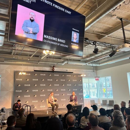 Arduino On Twitter Mbanzi Was On Hand For Tonight S Mhubchicago Hardtech Summit Where He