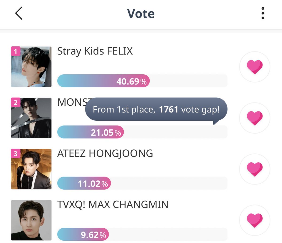 FELIX CHARTS on Twitter: "📌 👥SPREAD 🔁 Alternative link: 🔗https://promo-web.idolchamp.com/app ...