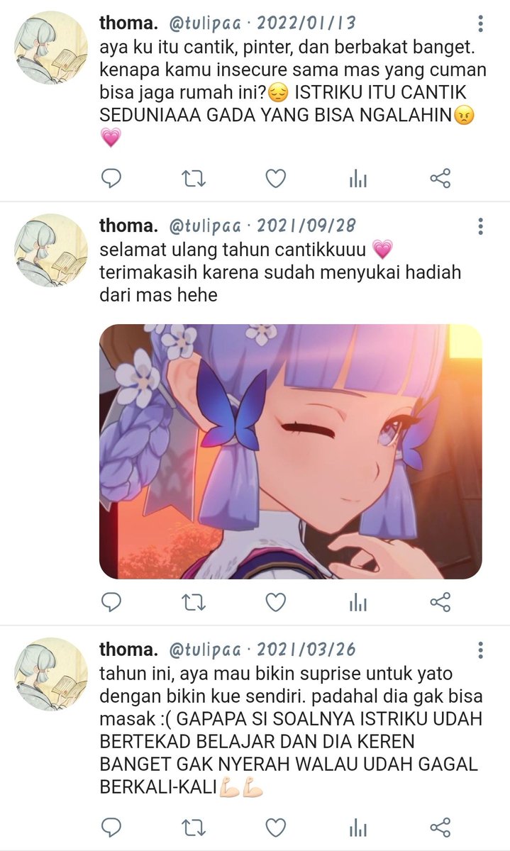 TOPUP📌 | PROMPT CEK LIKES ️ on Twitter: "Au! Cw // bxg, thomayaka, thoma x ayaka, cheating ...