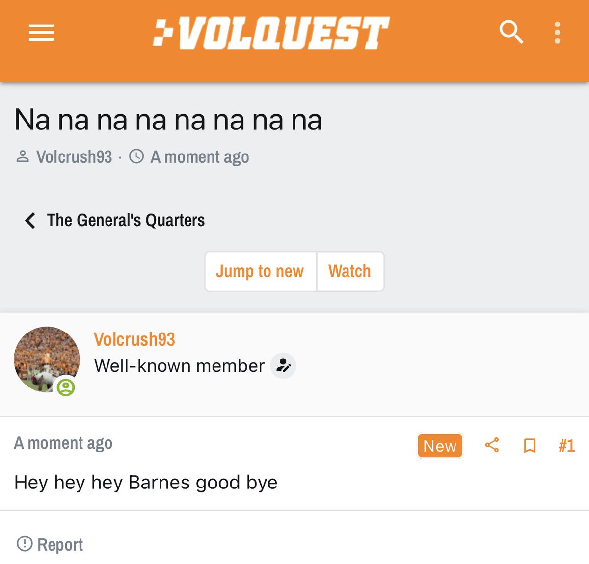 Message Board Geniuses on Twitter: "#Tennessee loses. #FireEverybody"