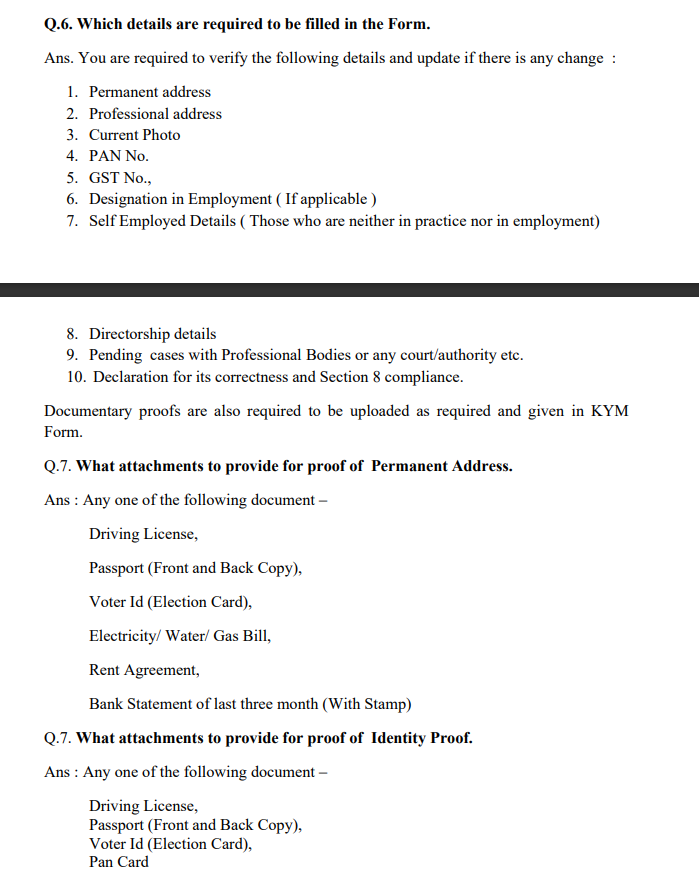 All you need to know about Know Your Member (KYM) for ICAI Members ...