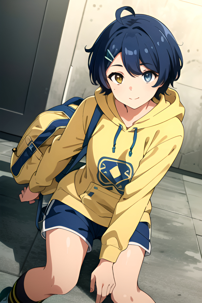 wakih on Twitter: "大戸アイ #AIイラスト #大戸アイ #ワンダーエッグ・プライオリティ #オッドアイ #女の子 https://pixiv.net/artworks ...