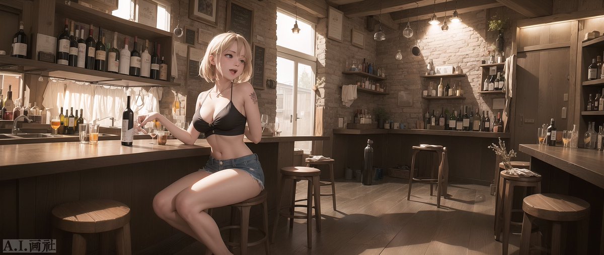 AI画社 on Twitter: "[Cheer up!] (part 12) AI art works by stable diffusion. used self-merged 2.5D ...