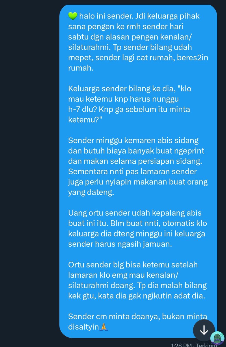 Tanyarl 💚 on Twitter: "💚 halo ini sender"