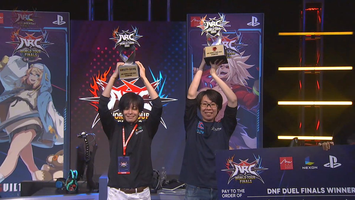 Furious on Twitter: "【AWT2022】ARC WORLD TOUR FINALS 2022覇者 - もっちー氏＆GO1氏"