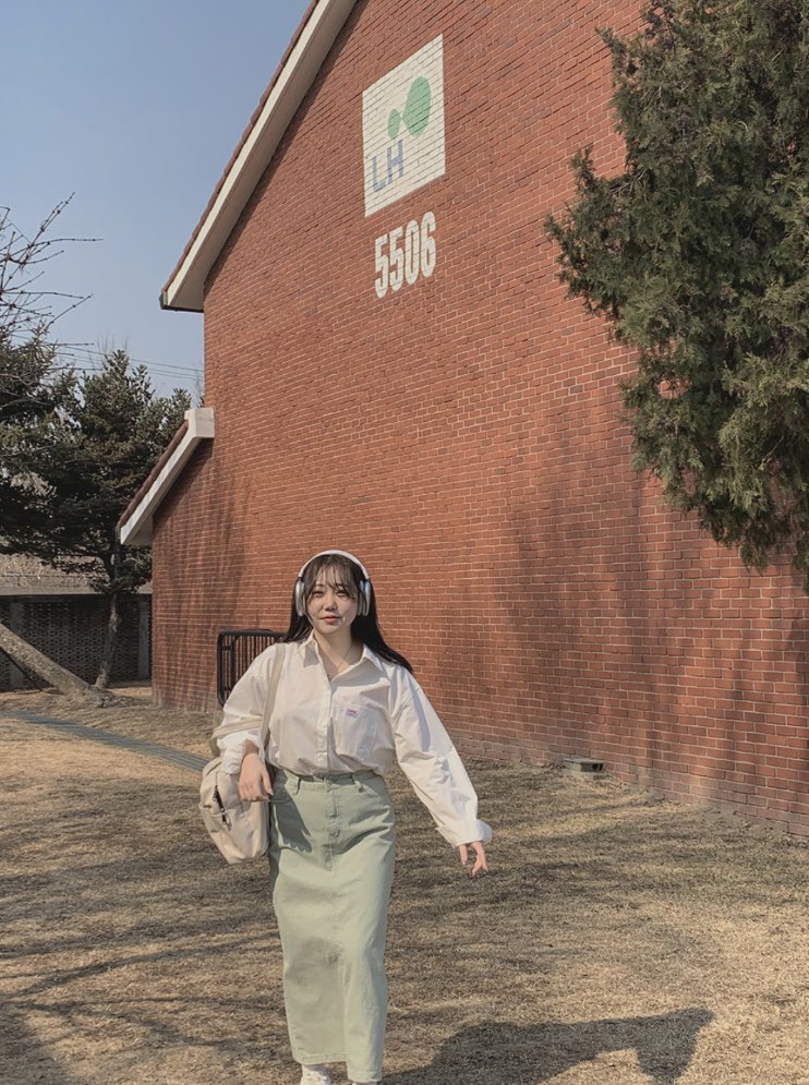 ê³ ìš” On Twitter 📠하비언니 “ 슬릿 ë°ë‹˜ ë©´ 롱스커트 43 700won †Habi Unni