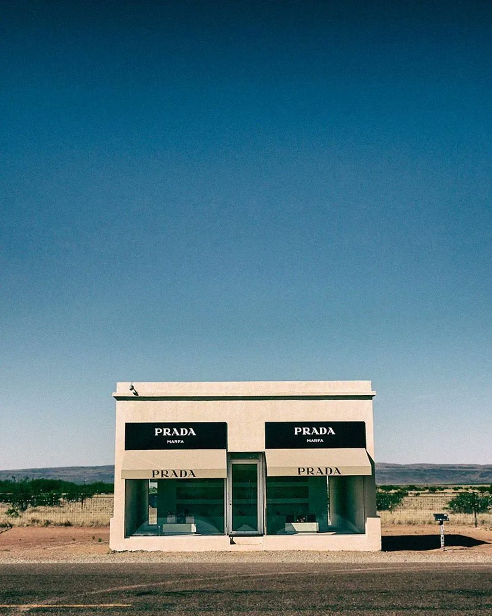 Fubiz on Twitter: "The Iconic Prada Marfa Art Installation 🙏🏼 Located in the desert of Texas ...