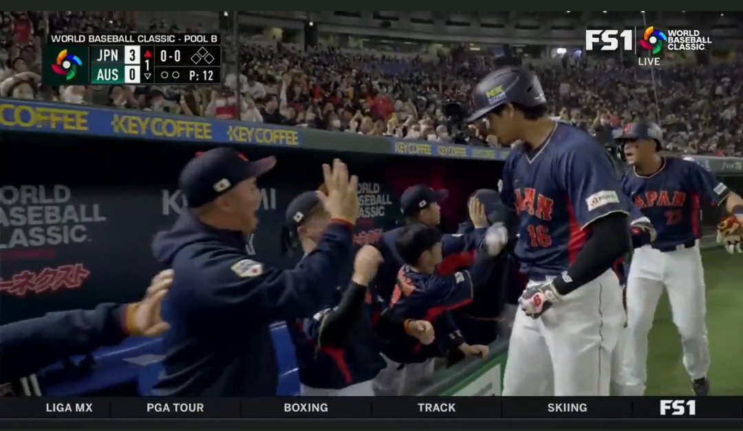 ぺたれんこ on Twitter: "ちょっと見にくいけど、牧秀悟の前でのデスターシャをスクショ #大谷翔平 #デスターシャ #牧秀悟 #侍JAPAN #WBC #WBC2023 https ...