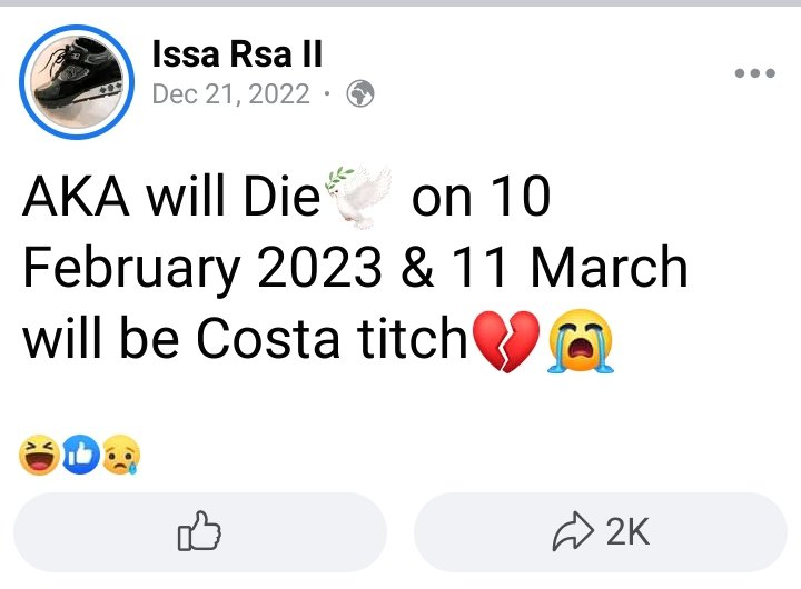 Chrismas Mucunguzi on Twitter: "But who is Issa Rsa II??"