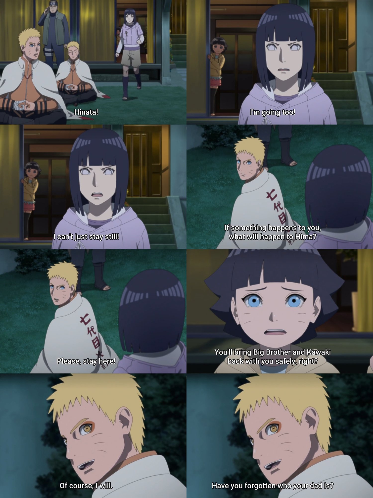 Himawari ˡᵒᵛᵉˢ ᴺᵃʳᵘᴴⁱⁿᵃ On Twitter One Of My Fave Panel Is Finally Animated Hinata Telling