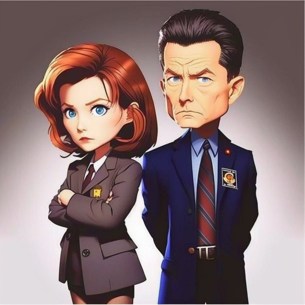 Agent Scully Cartoon