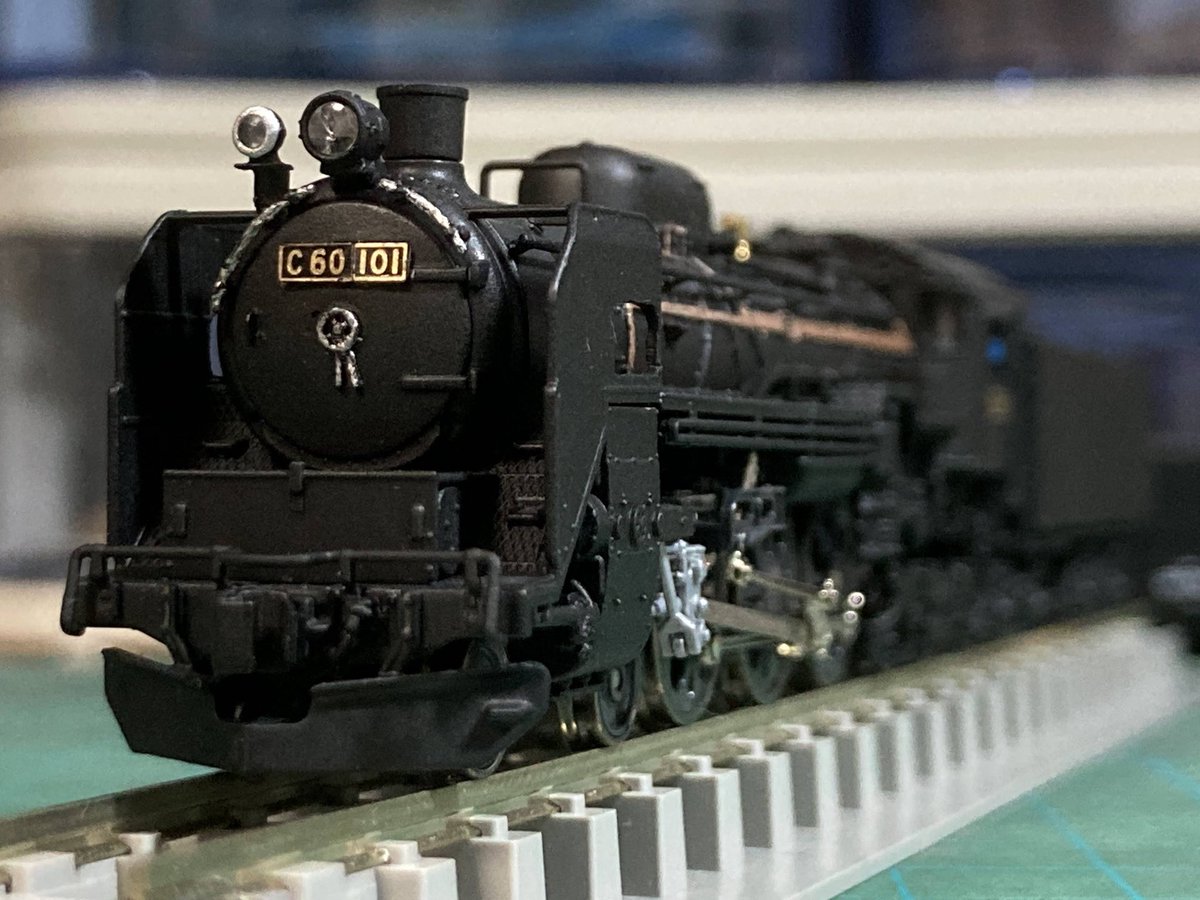 潮の模型 on Twitter: "前作ったC60 もっと作りたいけどC59戦前型出ない限り何もできないという… 自分にフルスクラッチなんて出来る技量はないので…"