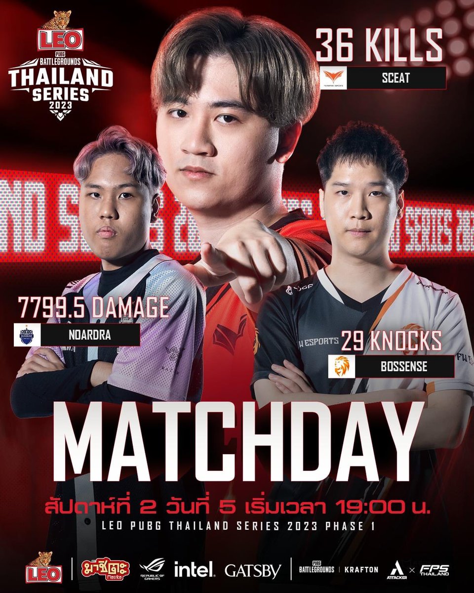 FPSThailand on Twitter: "ผู้นำเปลี่ยนมือแล้ว ติดตามวันสุดท้ายของสัปดาห์ที่ 2 ในรายการ 𝗟𝗘𝗢 𝗣𝗨𝗕𝗚 ...