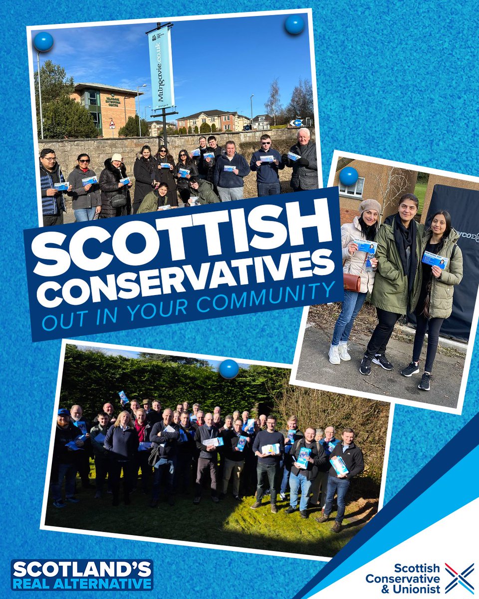 Scottish Conservatives on Twitter: "Our volunteers, MPs and MSPs have been out in communities up ...