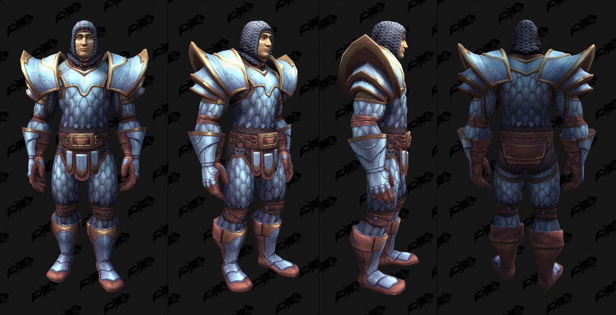 Wowhead💙 on Twitter: "Scalemail armor, a classic look commonly found on low-level mail armor ...