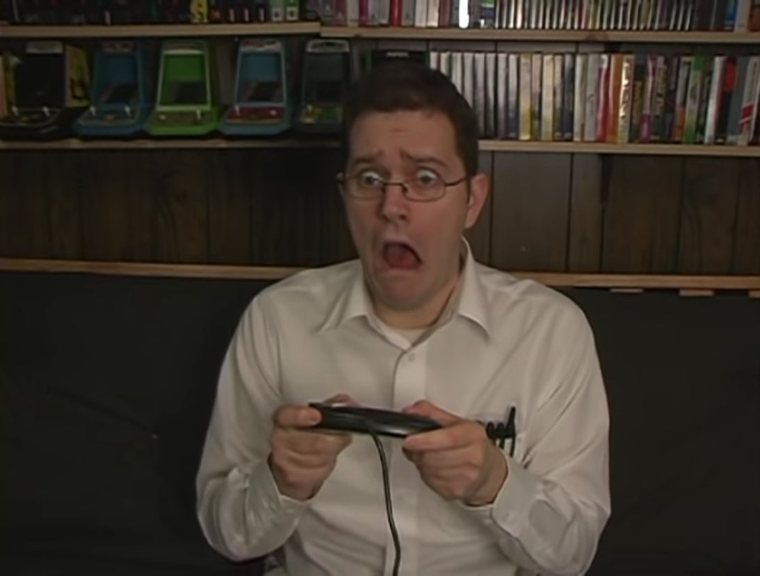 Perfectly Cut AVGN Moments on Twitter: "The Devastated Video Game Nerd"