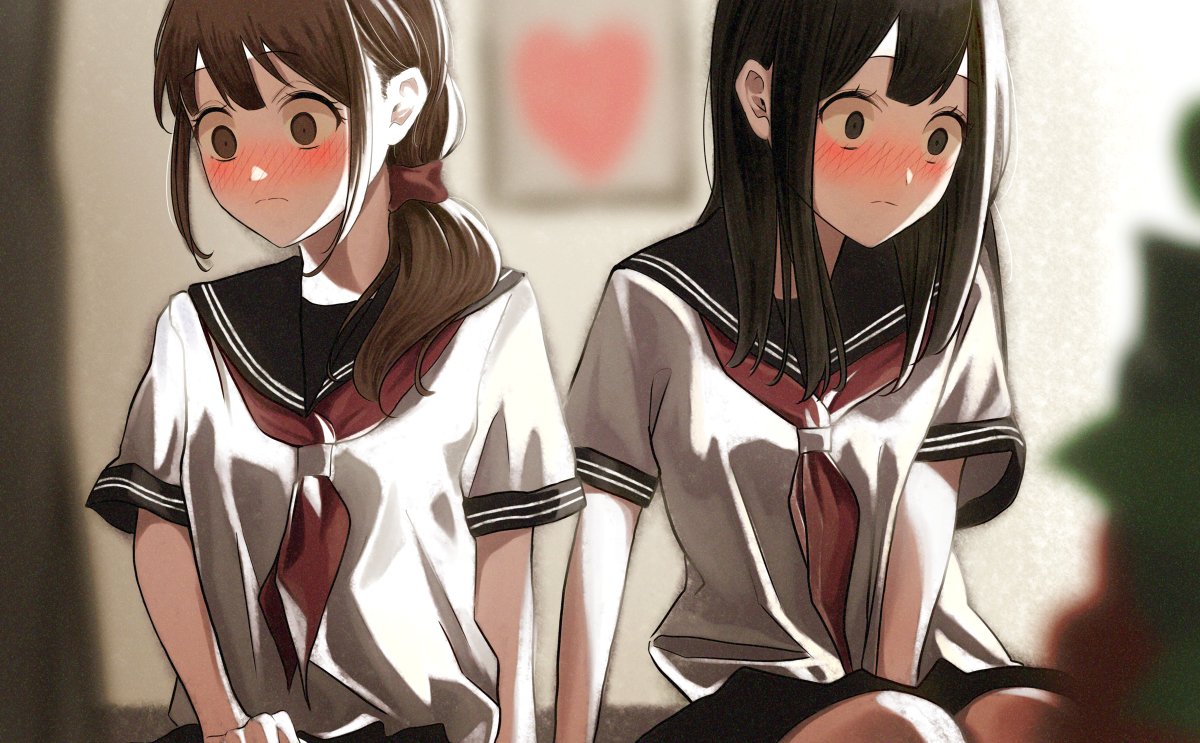 Daily Yuri Fix on Twitter: "Artist: 有栖川びぃ＠土曜日-西ふ24a (Pixiv) Source: (Original) #yuri #yurimanga ...