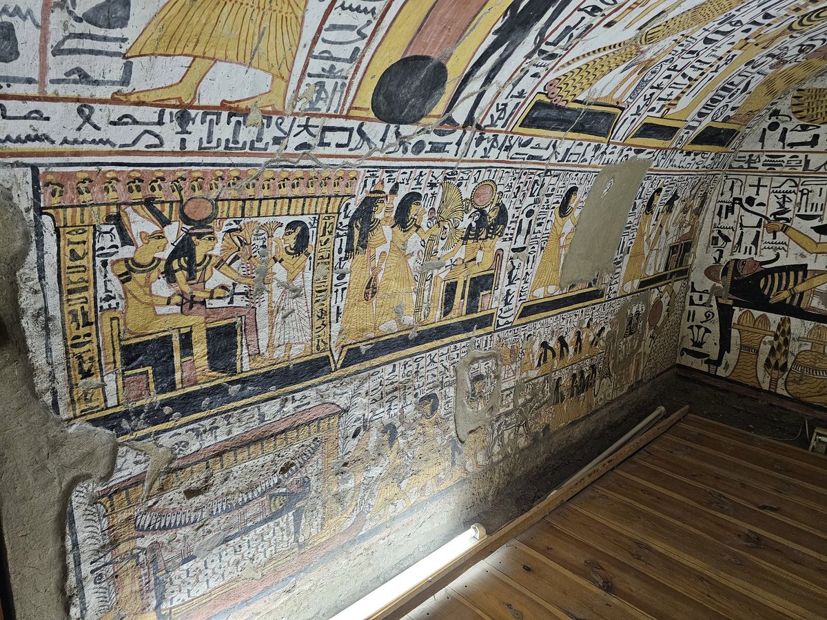 Dr. Peter J Brand on Twitter: "6/ two later burial chambers were added for other family members ...