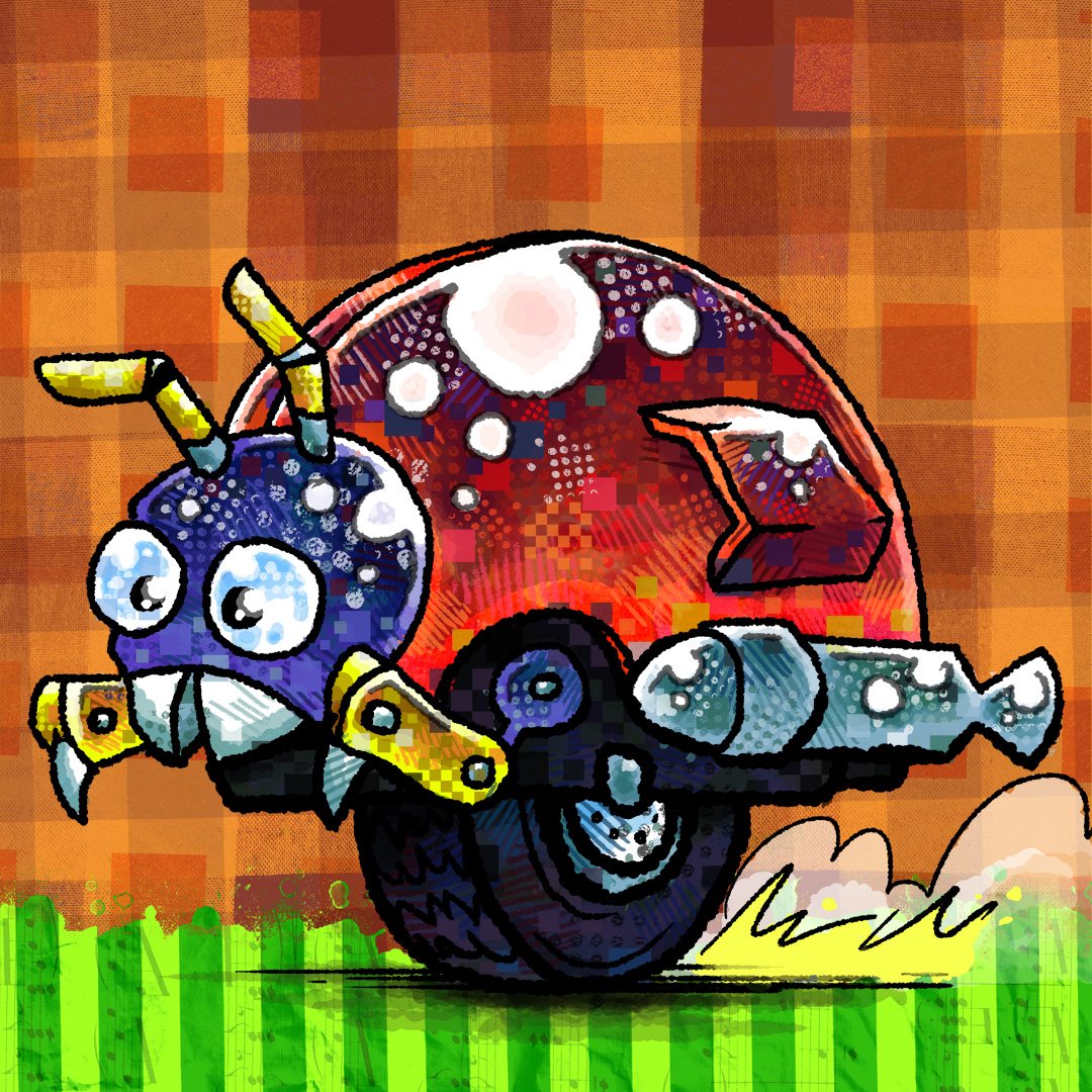 VoidBurger (AKA Jess) 🍔🎮 on Twitter: "RT @ALJIllustration: Moto Bug! I wanted to combine bits of ...