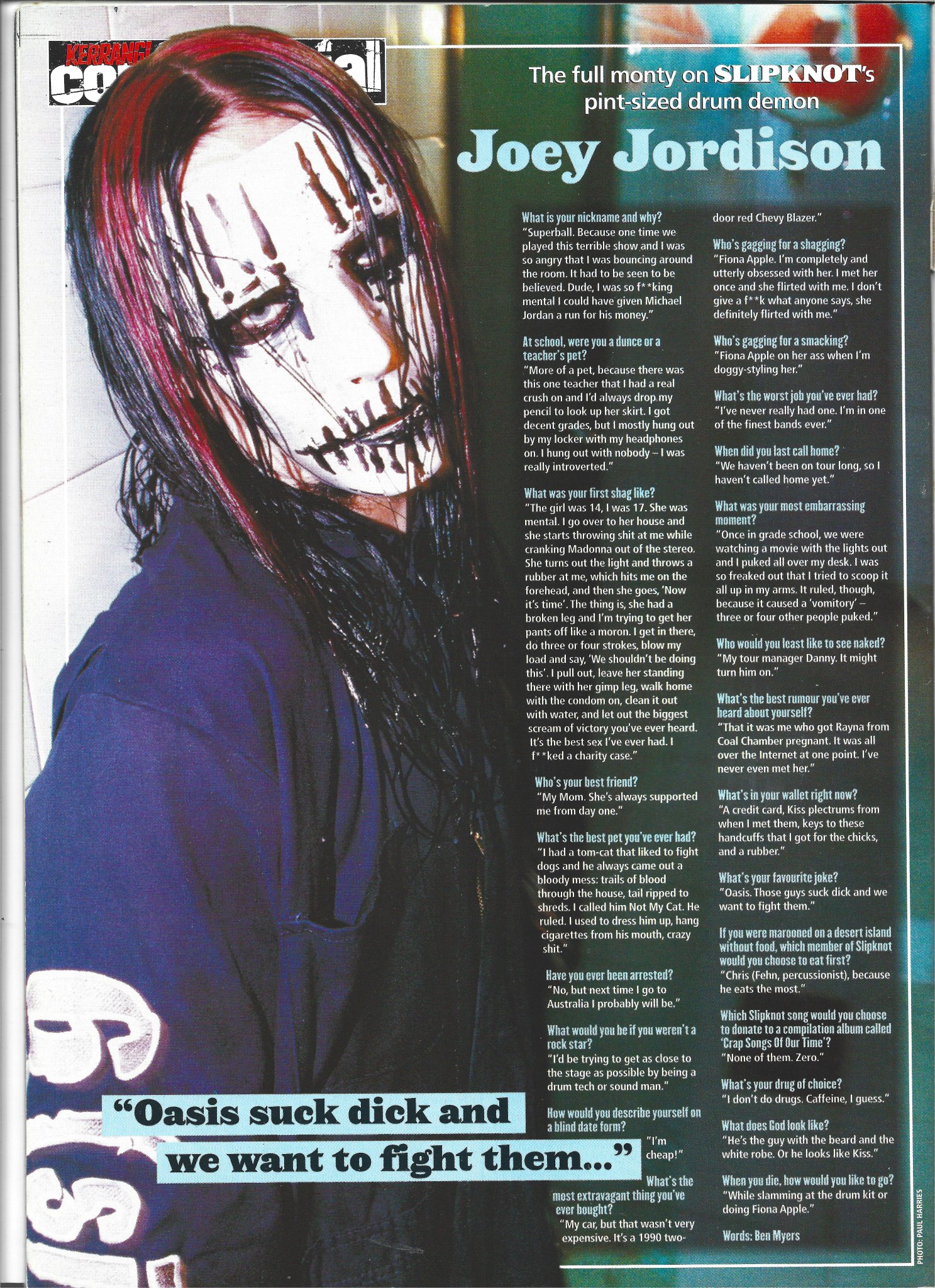 Joey Jordison 2000