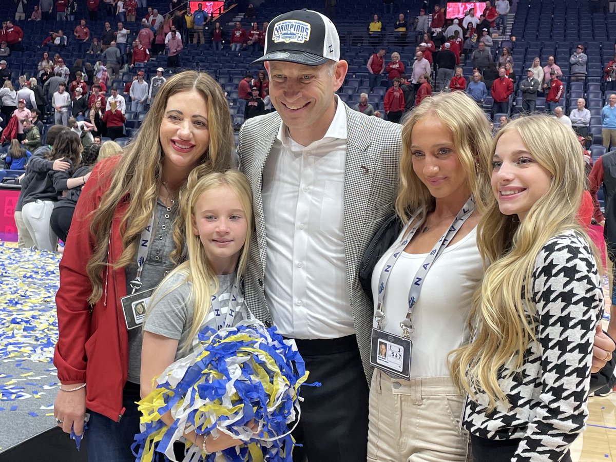 Nate Oats with his family