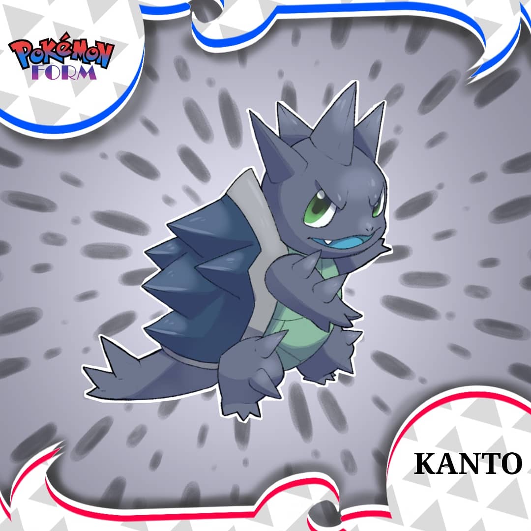 PFormEdition on Twitter: "New Kanto starter 07 Squirtle (Steel) 08 Driltos (Steel) 09 Oniturl ...