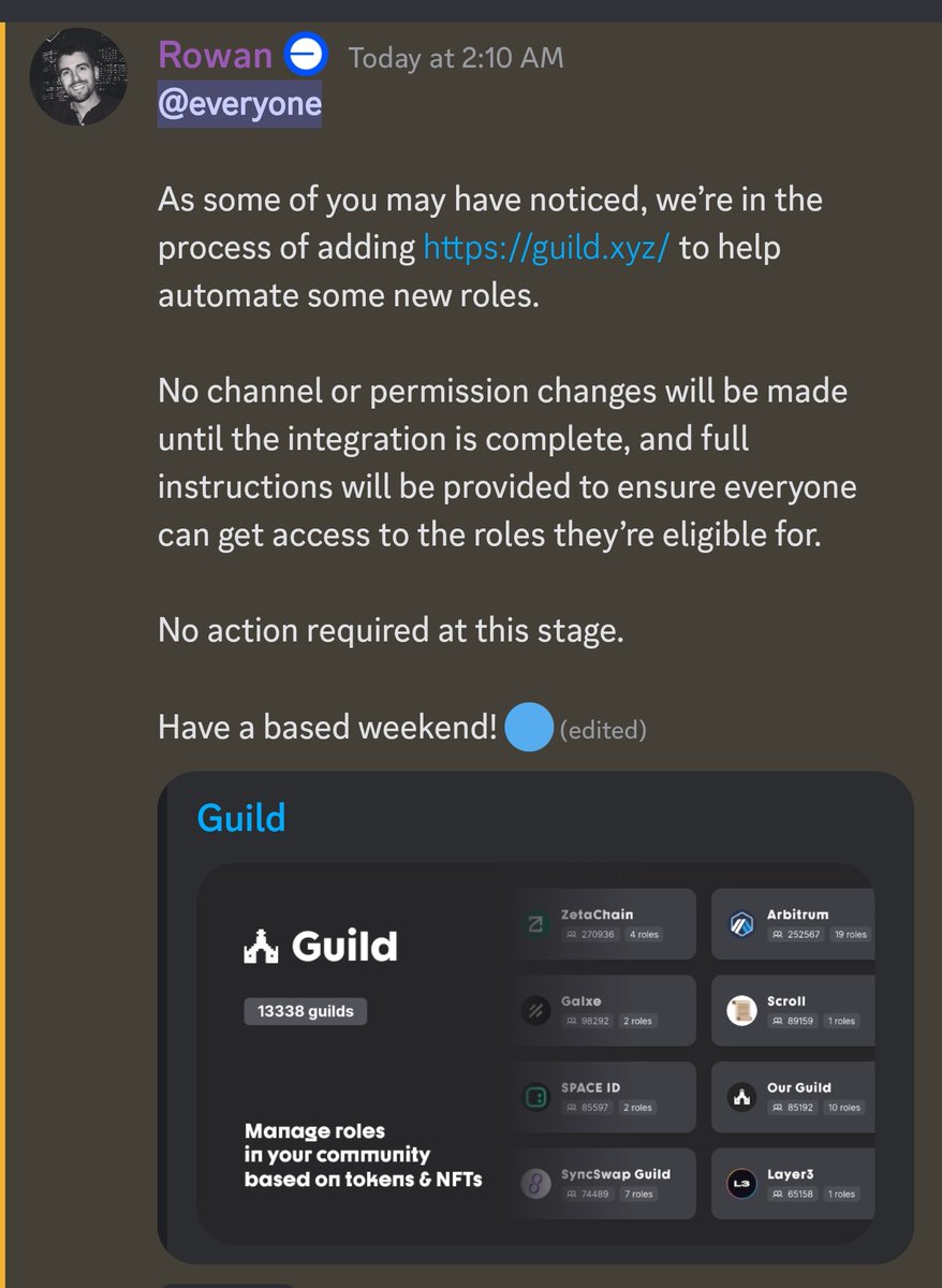 CryptoDuck 🔴 on Twitter: "Base (@BuildOnBase) มี Guild แล้วนะครับ 👉 https://guild.xyz ...
