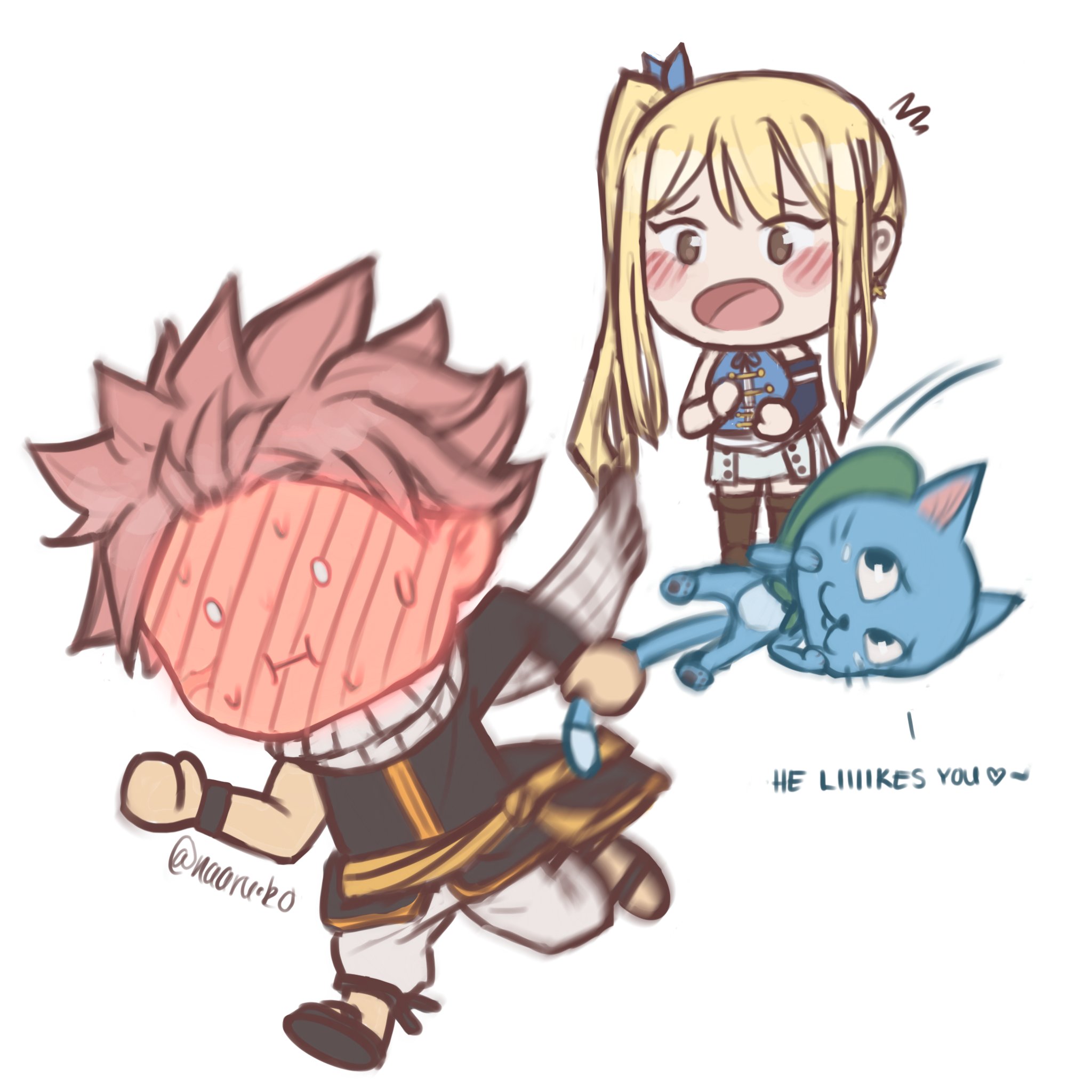 Natsu Og Glad Chibi