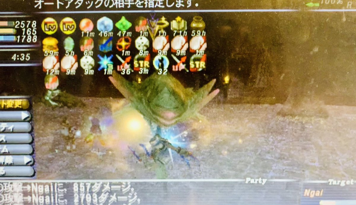 リウっち@FF11鞄鯖 on Twitter: "1418日目② 【やっぱりよく見えない】 🦈20、私のモソクでも しばけました ml17 ウルス15 エンピ+2 教科書通りの戦い方なので ...