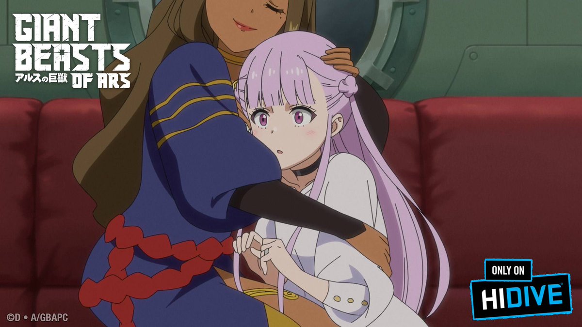 HIDIVE on Twitter: "Me, a non-hugger, receiving a hug from my friend like 😳 via [Giant Beasts of ...