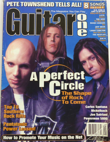 A Perfect Circle on Twitter: "Guitar One cover, September 2000"