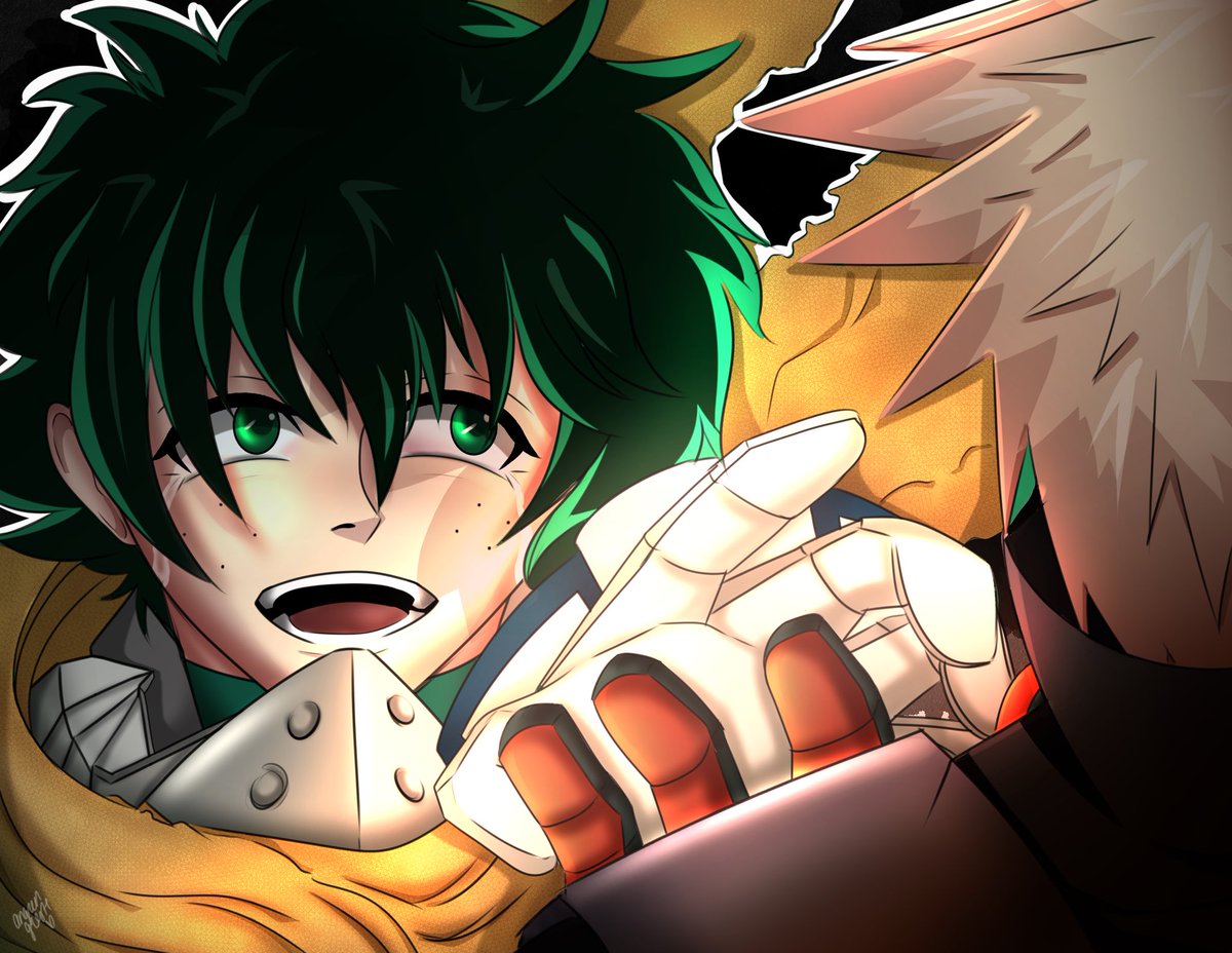 angrienagreste on Twitter: "Final Pt.- Don’t worry, Deku. You’re safe🧡💚 Thanks for sticking ...