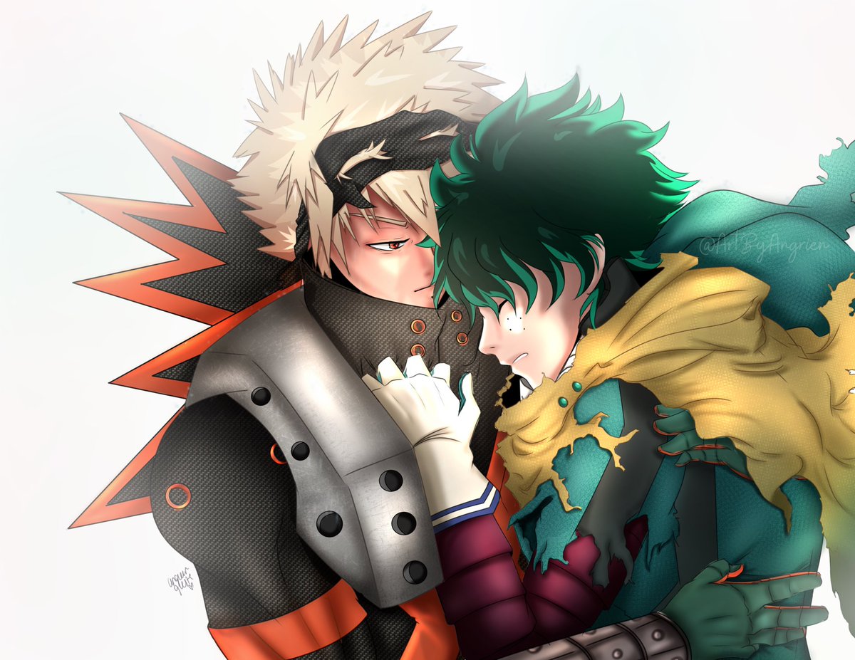 angrienagreste on Twitter: "Final Pt.- Don’t worry, Deku. You’re safe🧡💚 Thanks for sticking ...
