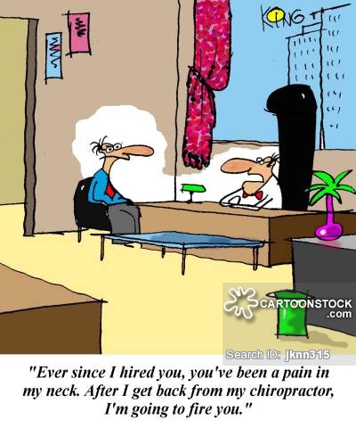 Funny Neck Pain Cartoons