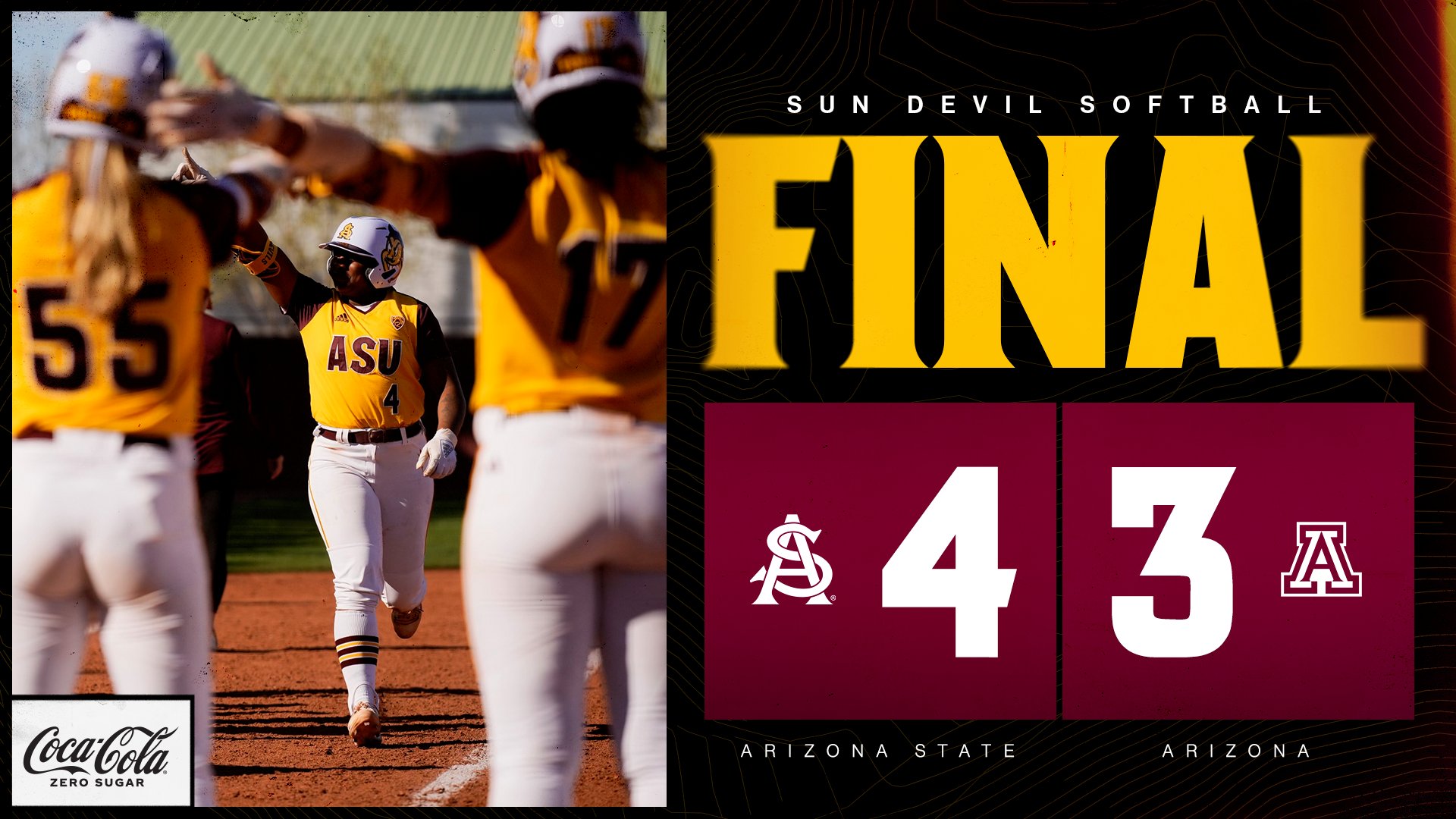 Sun Devils Logo Softball