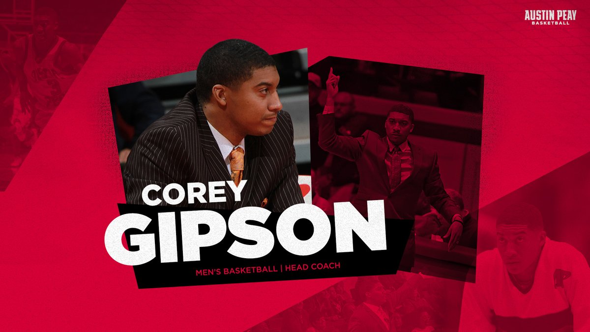 Corey Gipson announced as the new Austin Peay Governors head coach : r ...