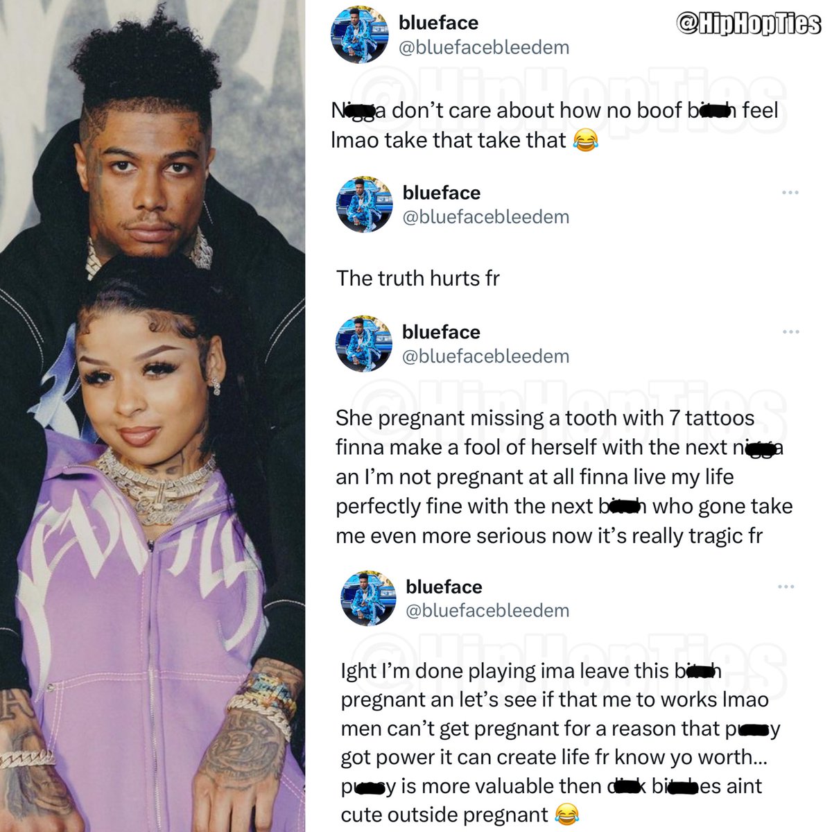 Hip Hop Ties On Twitter Blueface Says Hes Moving On And Is Finished