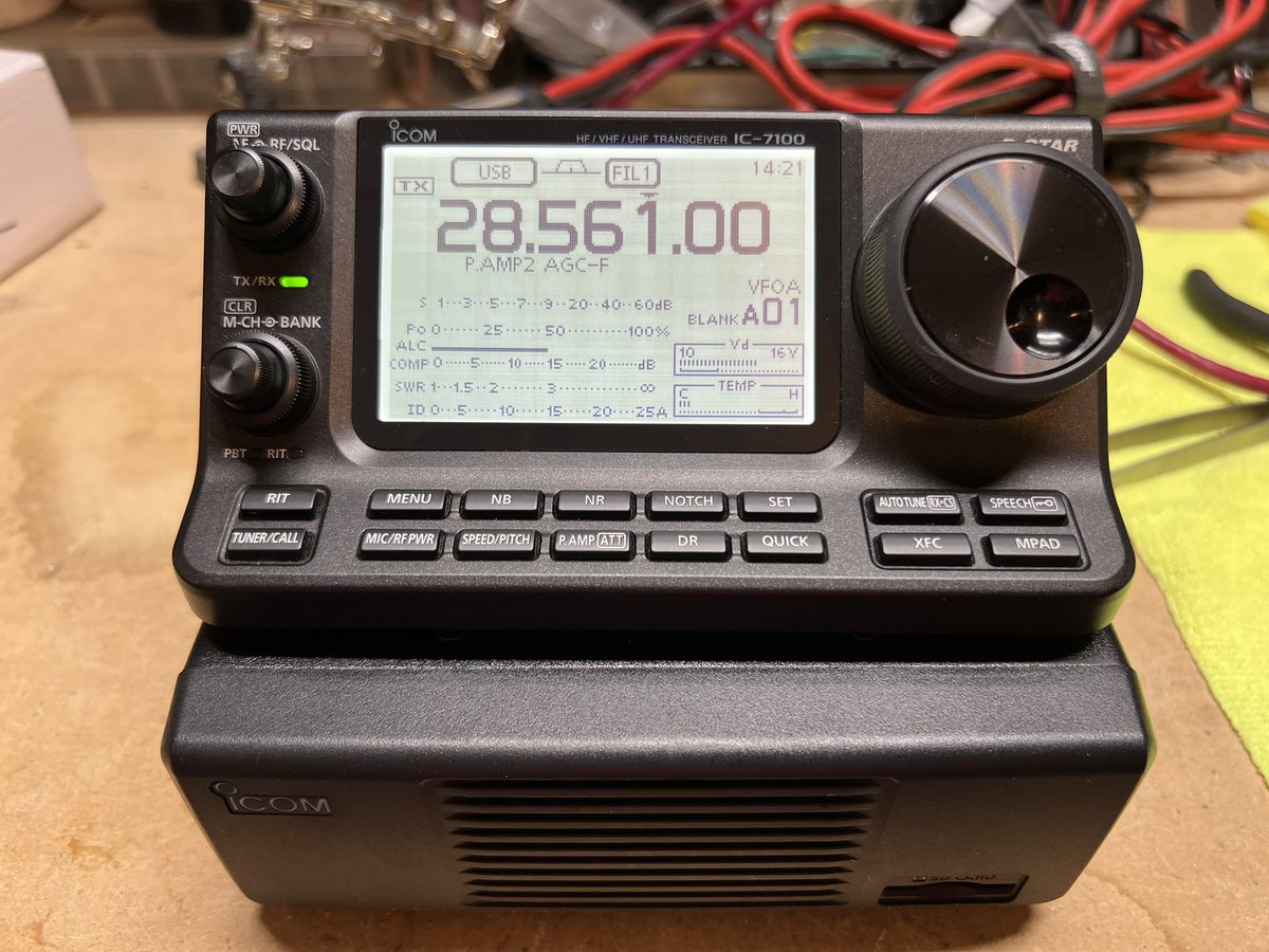 Ham Radio Basics On Twitter Rt Kw2e Rob Repaired This Ic 7100 This