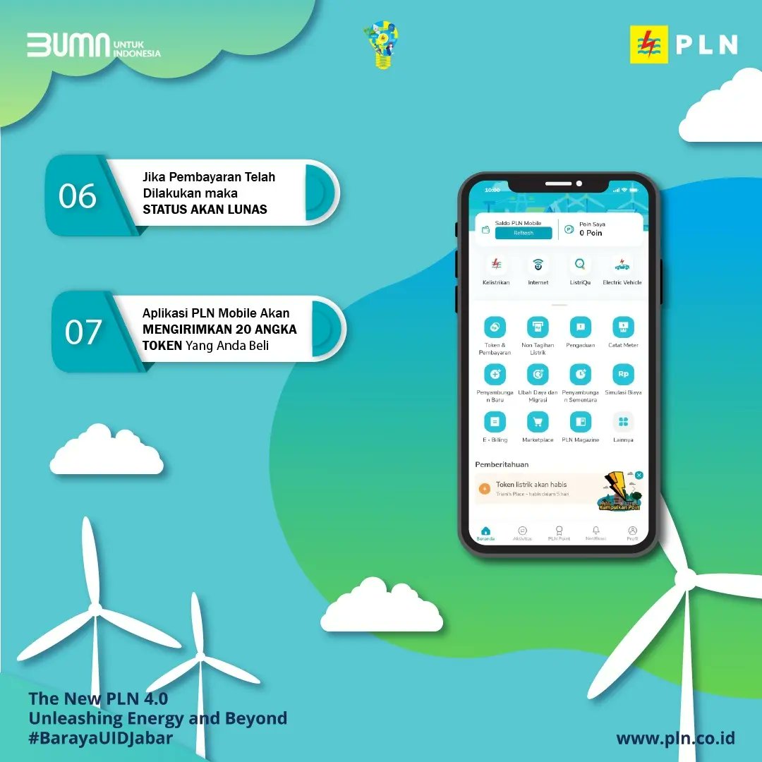 PLN Unit Induk Distribusi Jabar on Twitter: "Caranya gampang, tinggal masuk ke aplikasi PLN ...