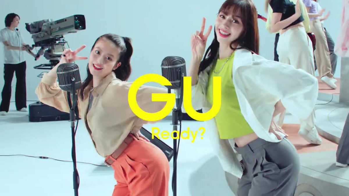 動画NOW on Twitter: "中条あやみ 今田美桜 が出演する GU のCM 「LOW WAIST／ビジリアン・ビコシアン」篇 https://douganow.jp/archives ...