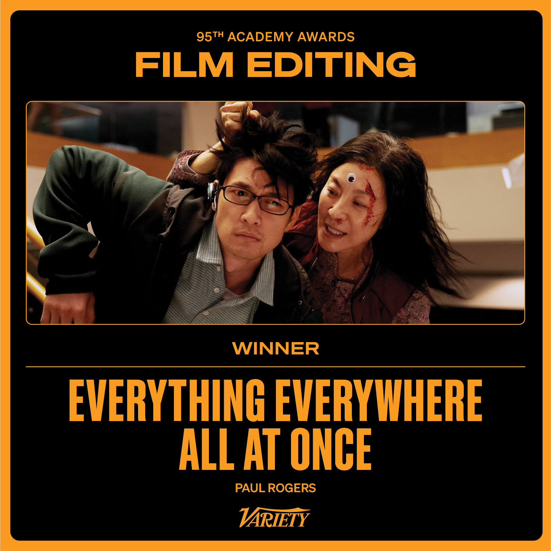 Variety on Twitter: "The #Oscar for Best Film Editing goes to "Everything Everywhere All at Once ...