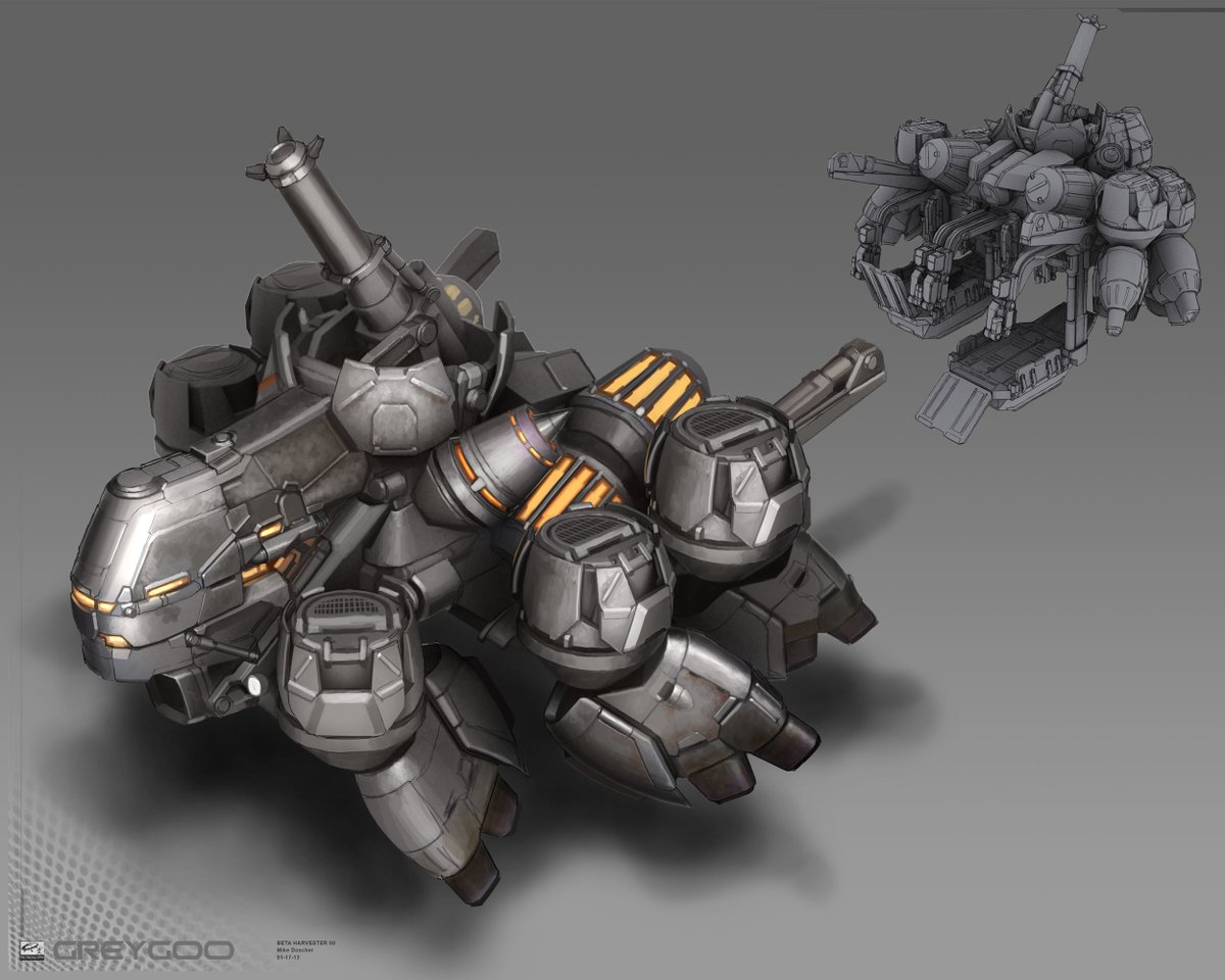 「Concept I did and in-game screenshot of 」|Mike Doscherのイラスト