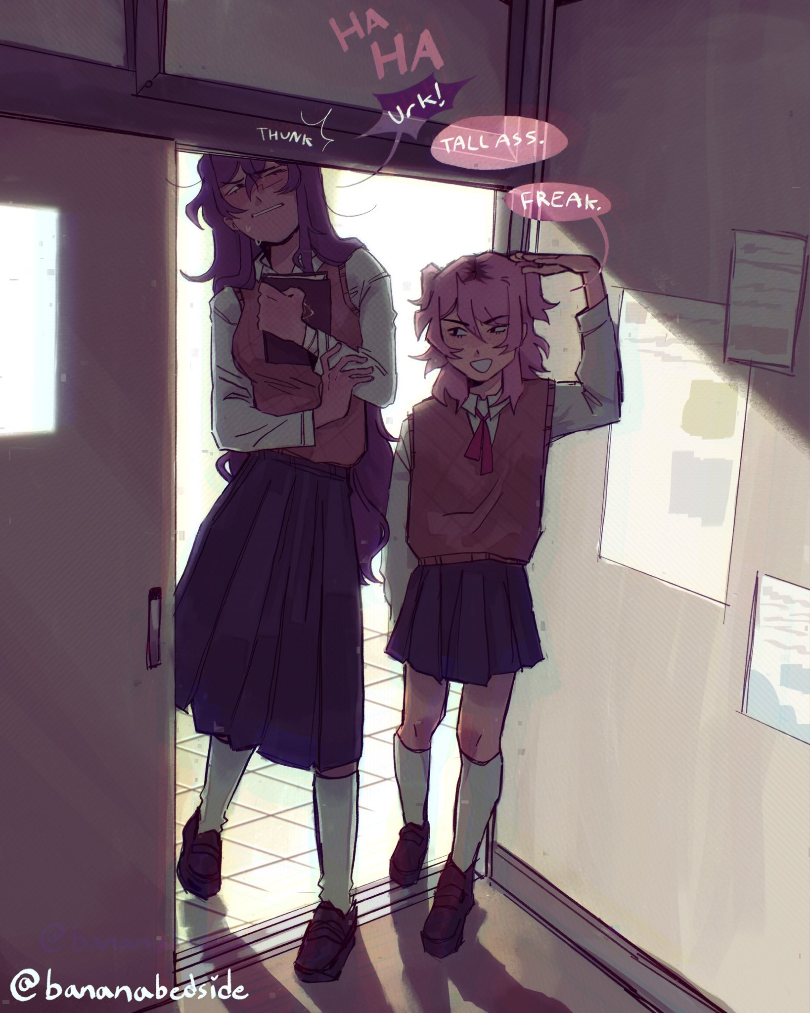 Rayne🌧️ on Twitter: "More render practice ewwwww #ddlc https://t.co/fWeDasf4cl" / Twitter