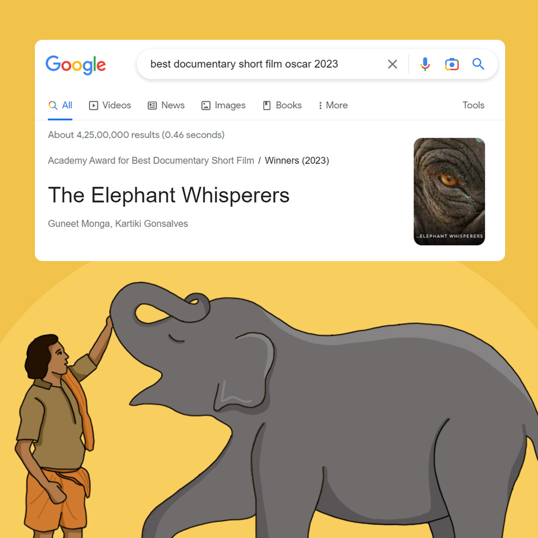 The Elephant Whisperers trumpets its way to the Oscar victory 🥳🐘 ️ # ...