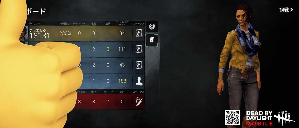 まっましろ@dbd Ark on Twitter: "ウィークリーシェア #dbdモバイル"