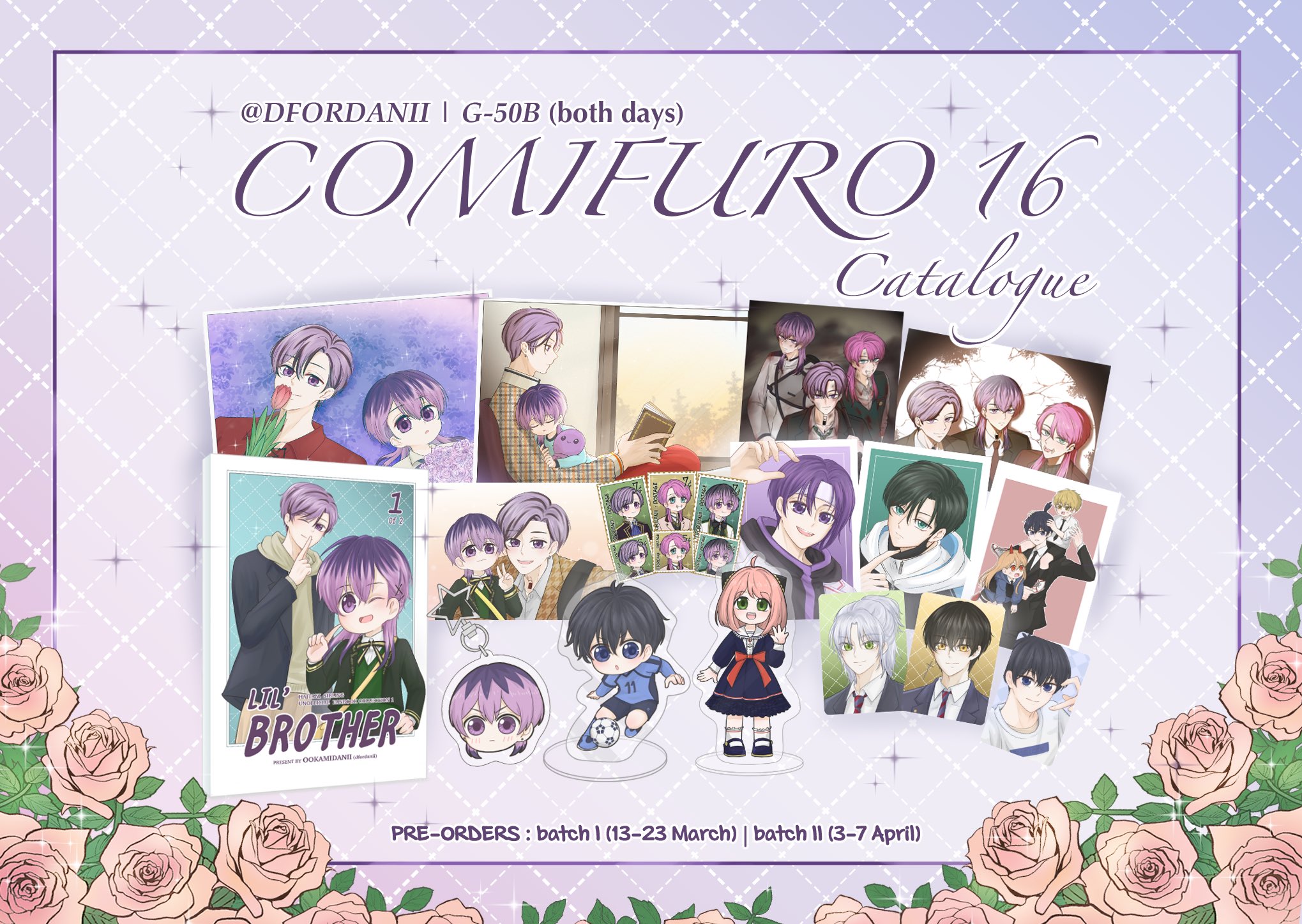 danii || CF16 (G-50B) on Twitter: "🌸 danii’s #COMIFURO16 catalog 🌸 :: G-50B (both days ...