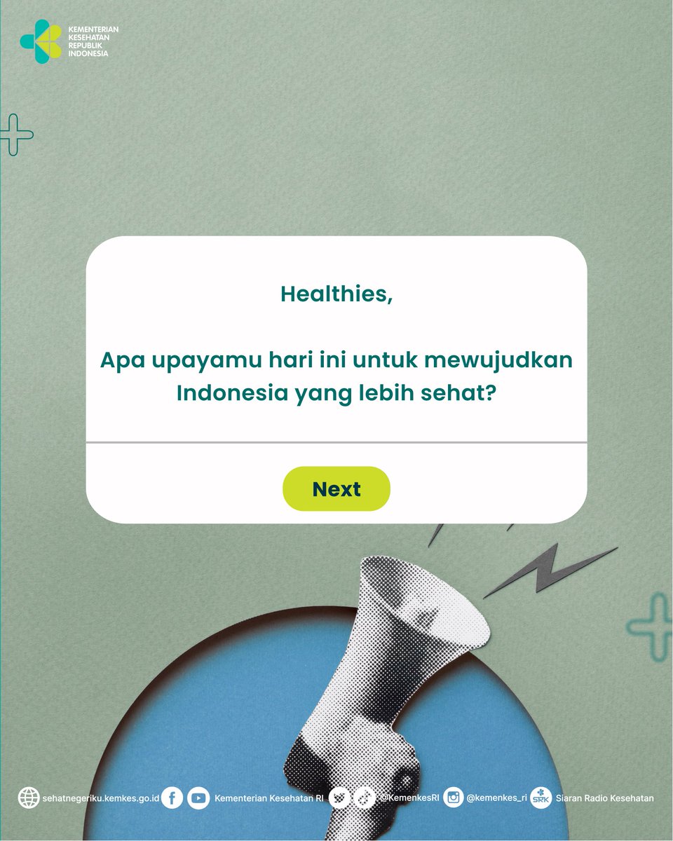 Kementerian Kesehatan Ri On Twitter Hi Healthies Ada Satu Langkah